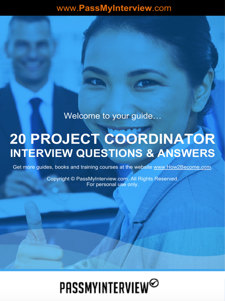 20 Project Coordinator: Order ID: 0028913 | PDF | Project Management ...