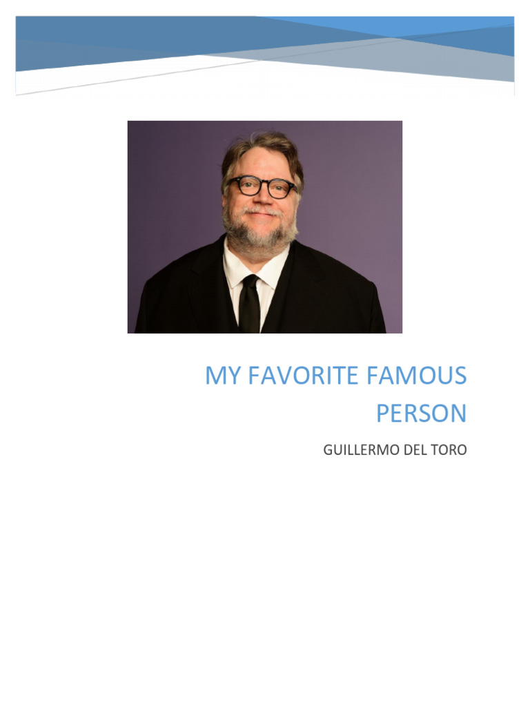 My Favorite Famous Person | PDF