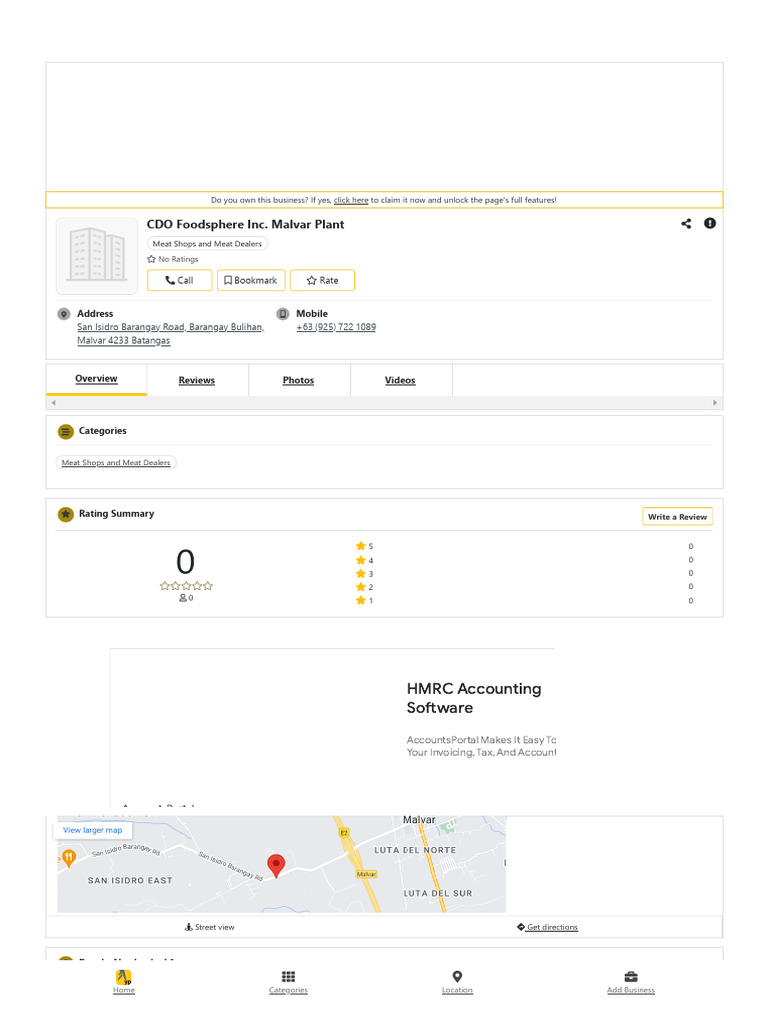CDO Foodsphere Inc. Malvar Plant in Malvar, Batangas - Yellow Pages PH ...