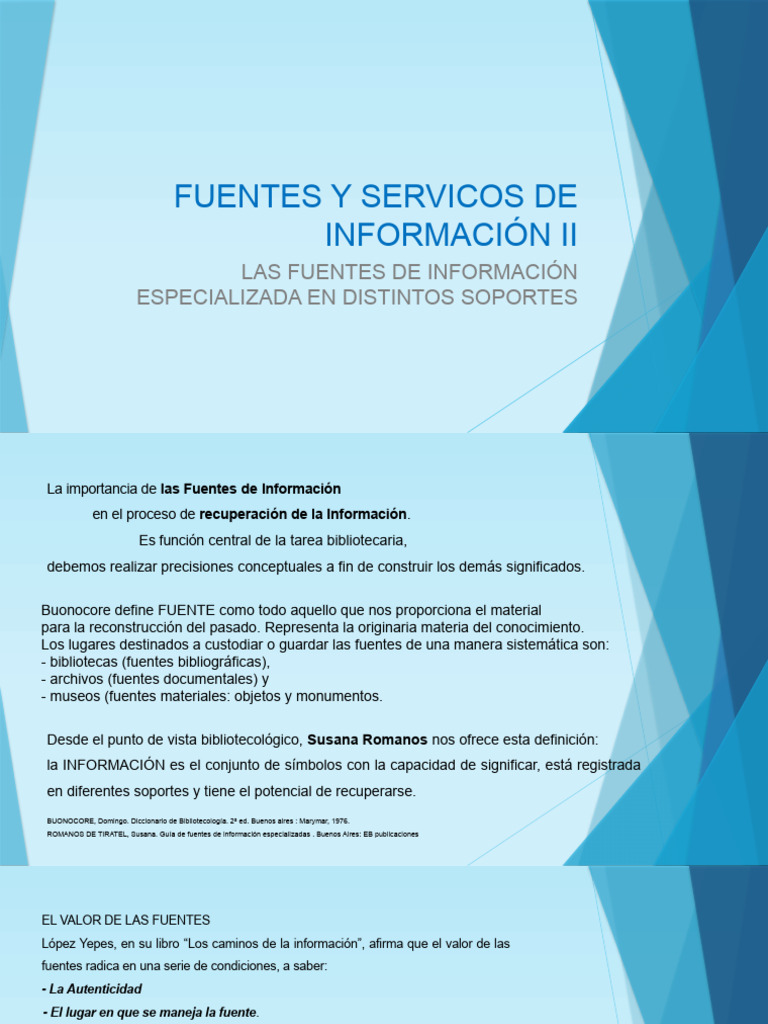 Fuentes de Información Especializada | PDF | Red mundial | Internet y web
