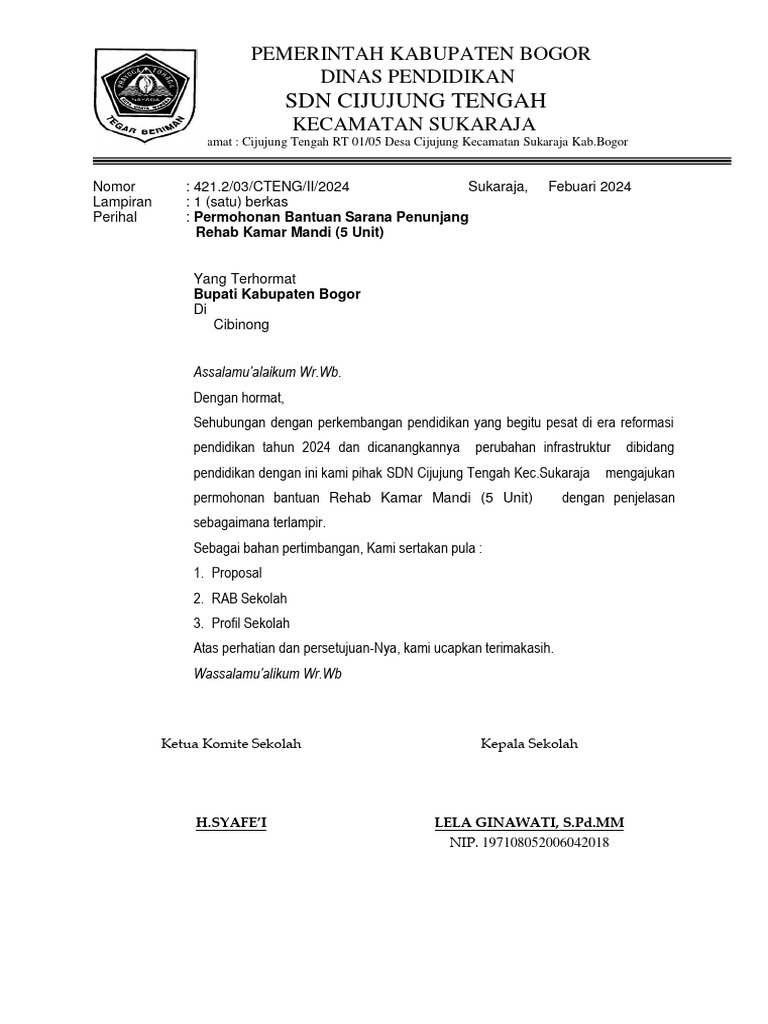 Proposal Kamar Mandi | PDF | Karier & Perkembangan | Bisnis