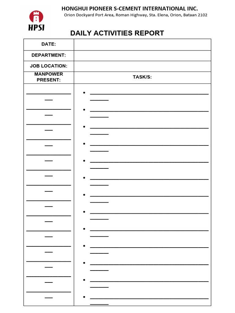 Daily Activity | PDF | Finance & Money Management | Law