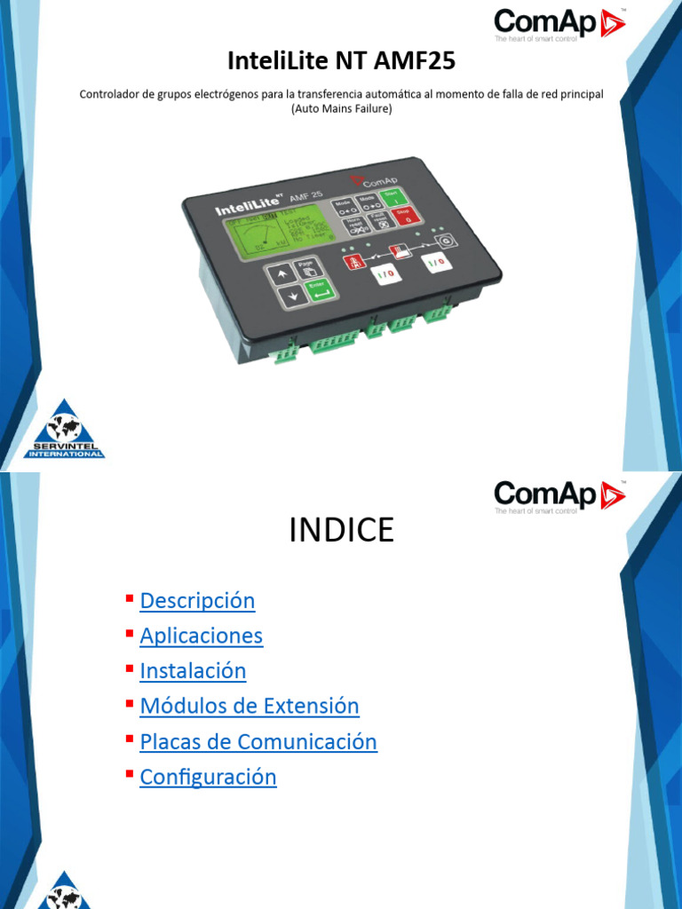 InteliLite NT AMF25 - Servintel 2016 | PDF | Dirección IP | paquete ...