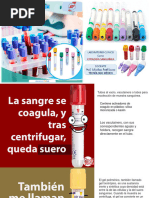 Colores de Tubos Vacutainer | PDF | Sangre | Coagulación