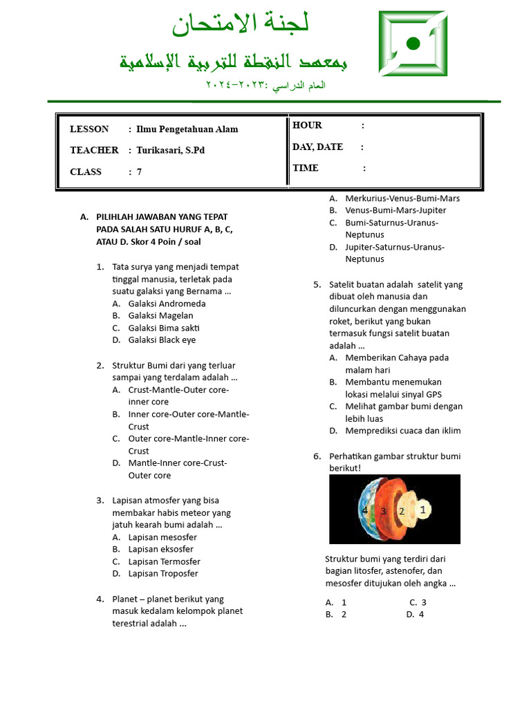 Soal Uas Genap Juni 2023-2024 | PDF