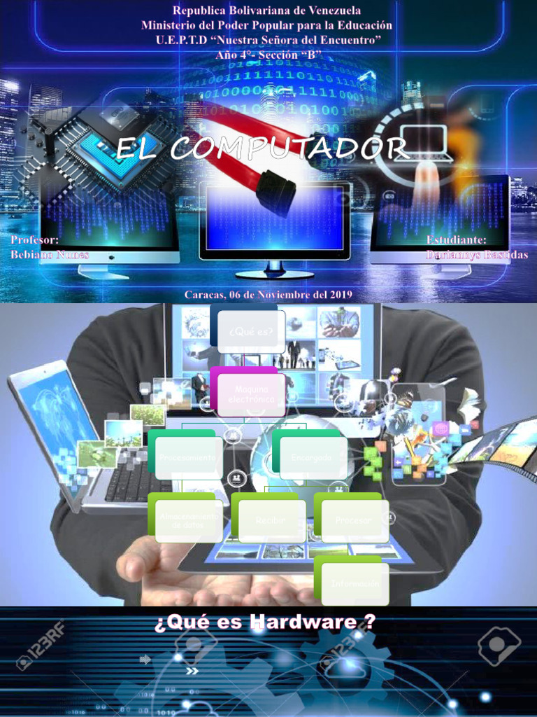 El Computador | PDF | Periférico | Hardware de la computadora