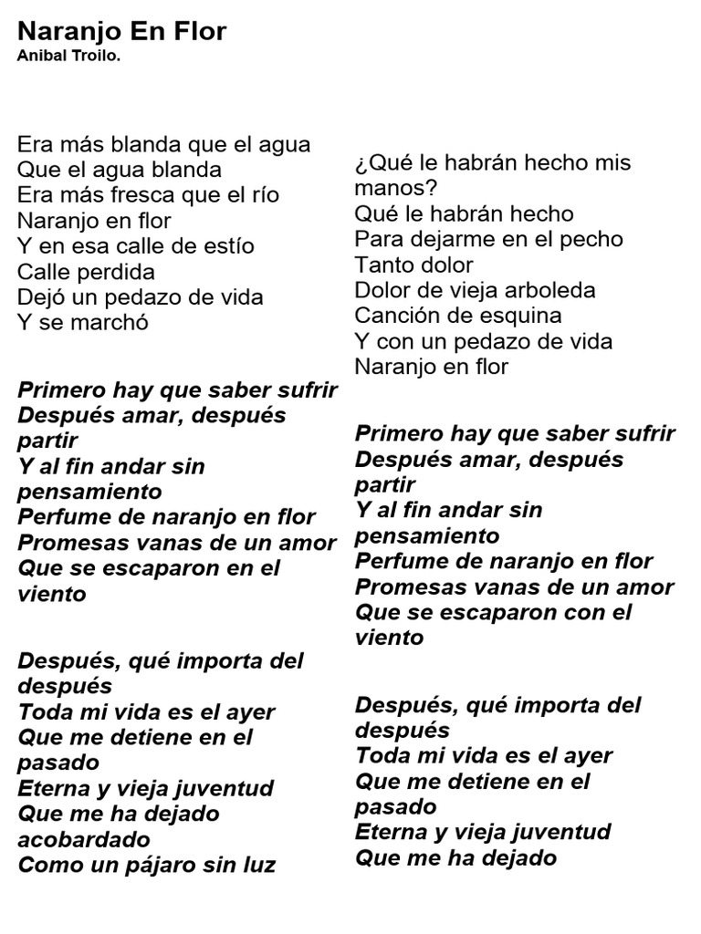 Naranjo en Flor | PDF