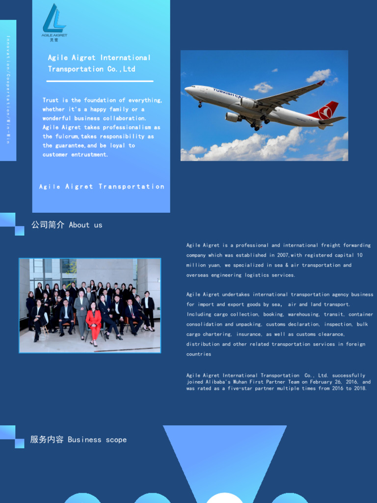 Agile Aigret: Global Freight Solutions | PDF | Cargo | Customs
