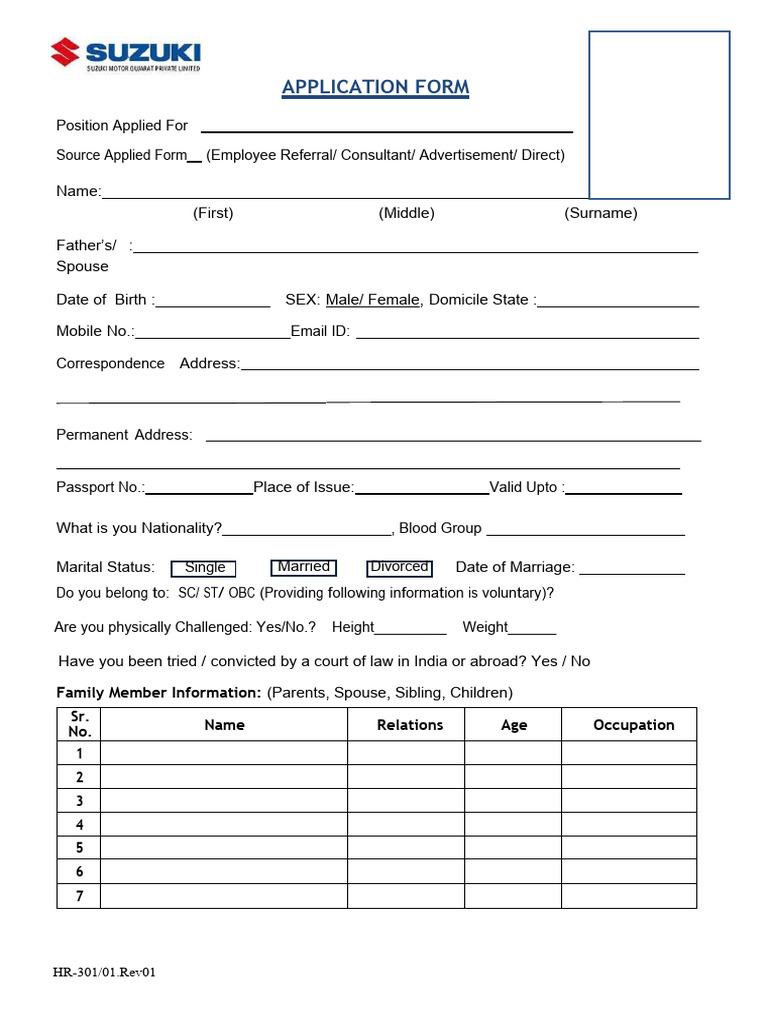 DAT Application Form | Download Free PDF | Justice | Crime & Violence
