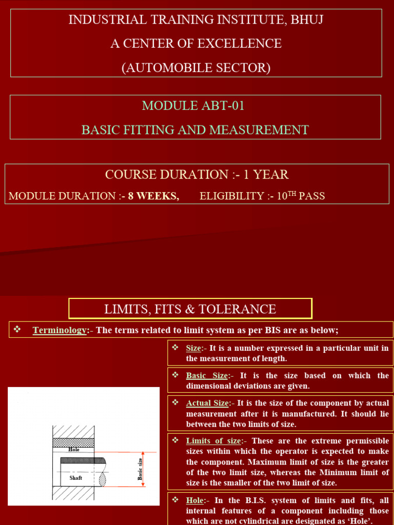Limit, Fit, Tolerance | PDF | Engineering Tolerance | Metrology