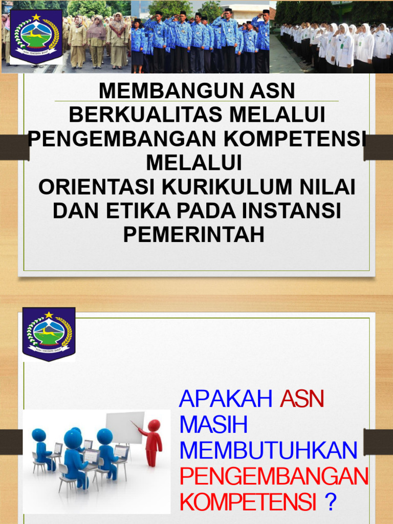 Pengembangan Kompetensi ASN 2023 | PDF | Karier & Perkembangan