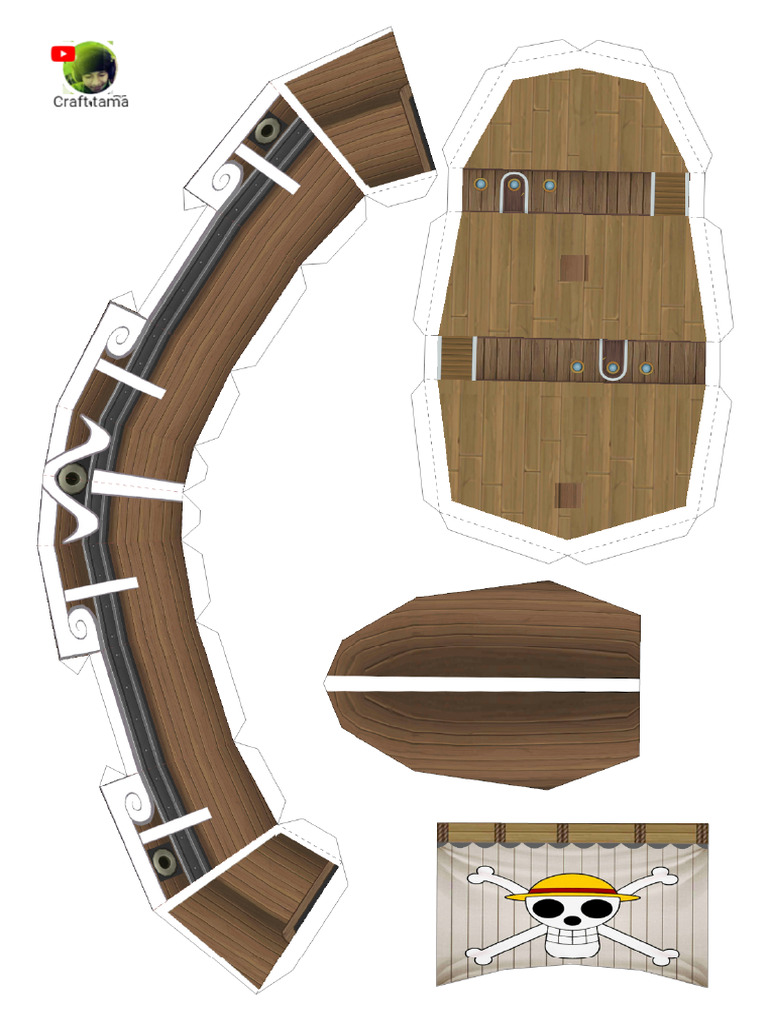 Papercraft Going Merry Simple-Craft Tama | PDF