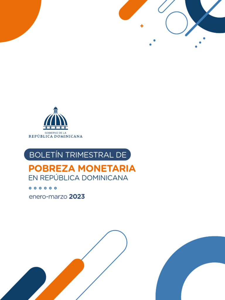 Boleti N de Pobreza 23 Enero Marzo | PDF | Pobreza | Pobreza e indigencia