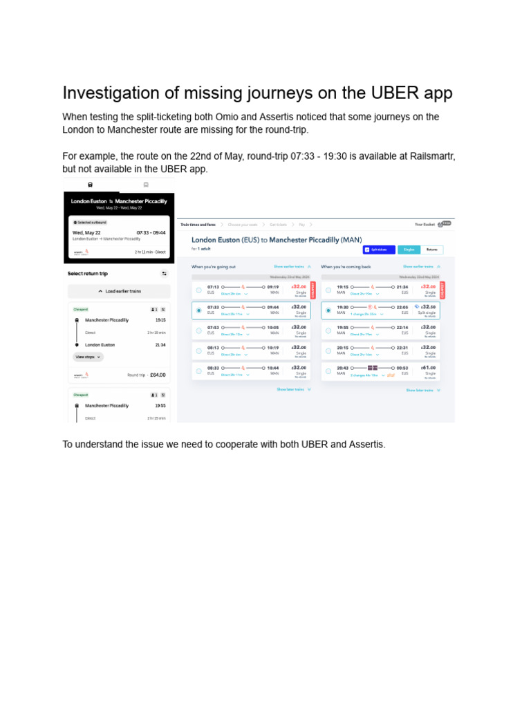 [External] Investigation of missing journey on UBER APP | PDF | Systems Architecture