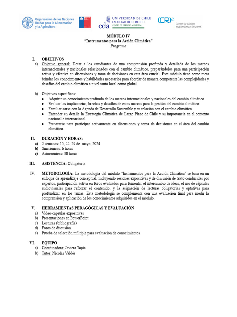 FICHA MÓDULO IV | PDF | Evaluación