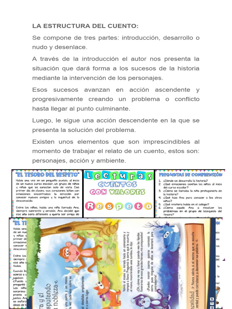 LA ESTRUCTURA DEL CUENTO | PDF
