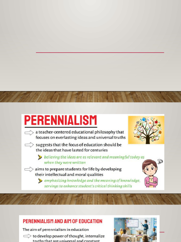 Topic 5 Perennialism 1 | PDF | Truth | Liberal Arts Education