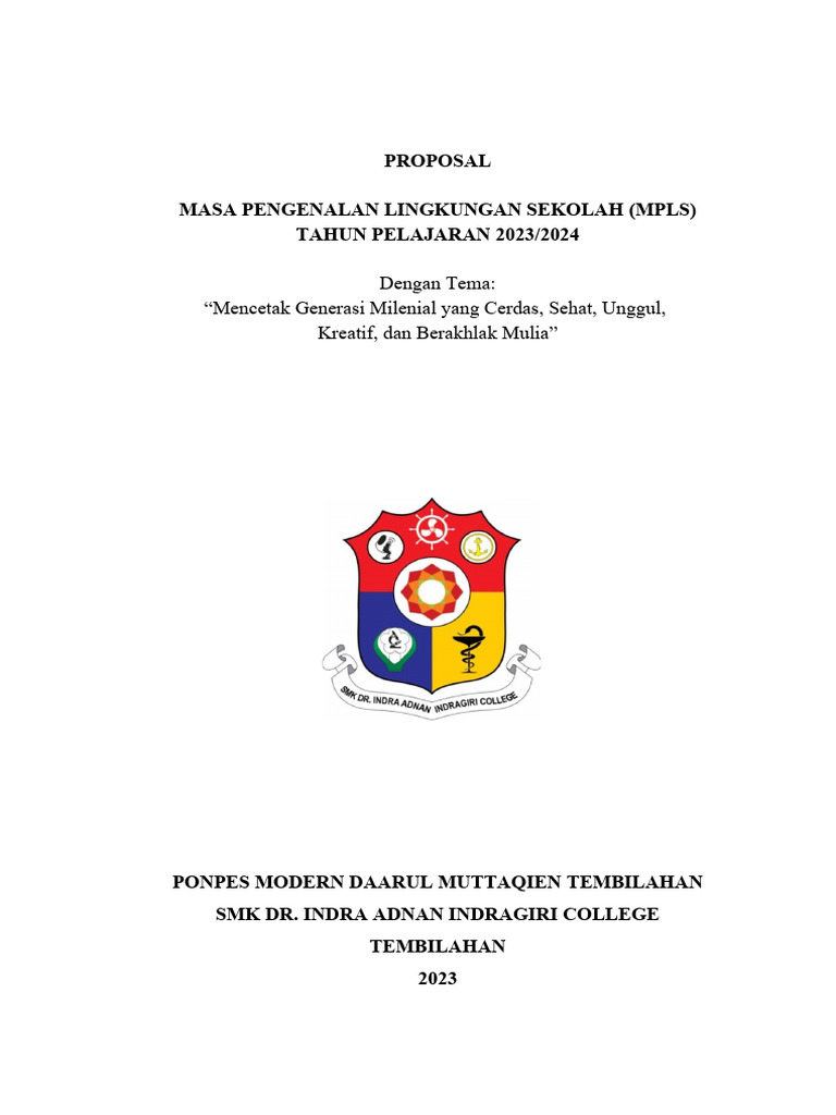 Proposal Mpls 2023 | PDF | Karier & Perkembangan