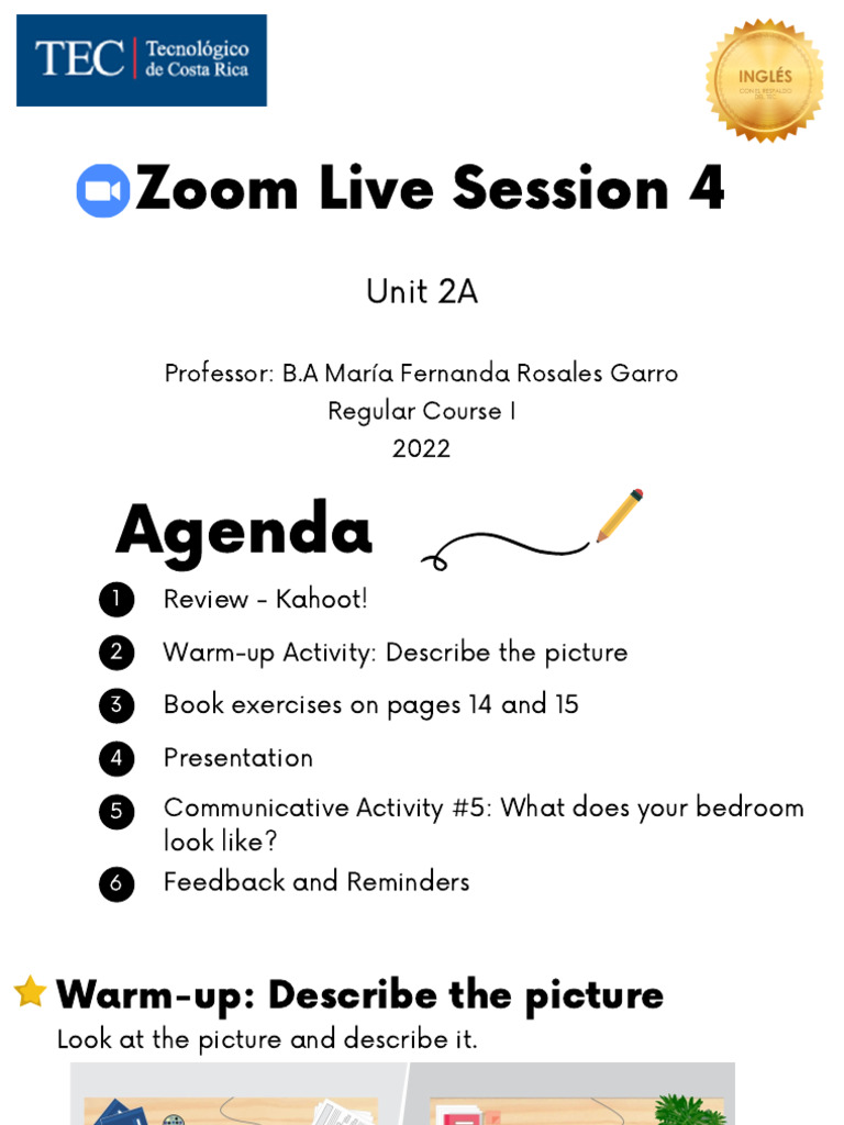 Zoom Live Session 4 | PDF | English Language | Grammar