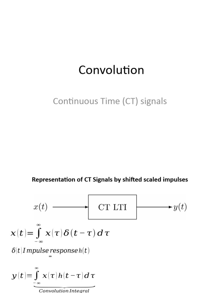 6 Signals Systems (2021-2022) | PDF | Convolution | Applied Mathematics
