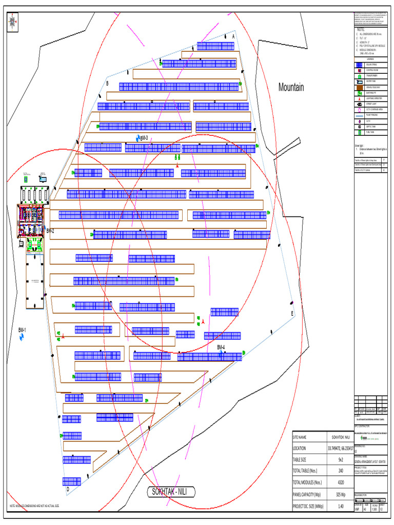 02-General Arrangement Layout-R2.4 MWP Grid Connected Soalr Plant ...