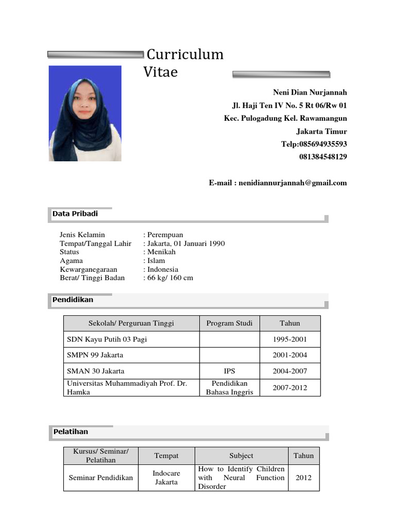 Curriculum Vitae 2024 Pdf