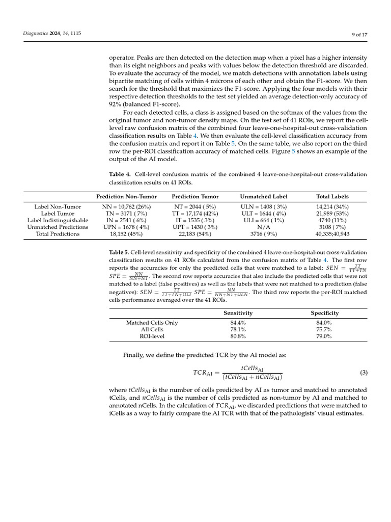 Evaluating Cellularity Estimation Methods Comparin Part5 | PDF | Sensitivity And Specificity ...