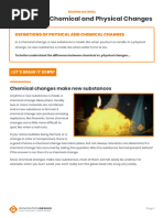 Kitchen Chemistry: Exploring Changes | PDF | Chemical Substances ...