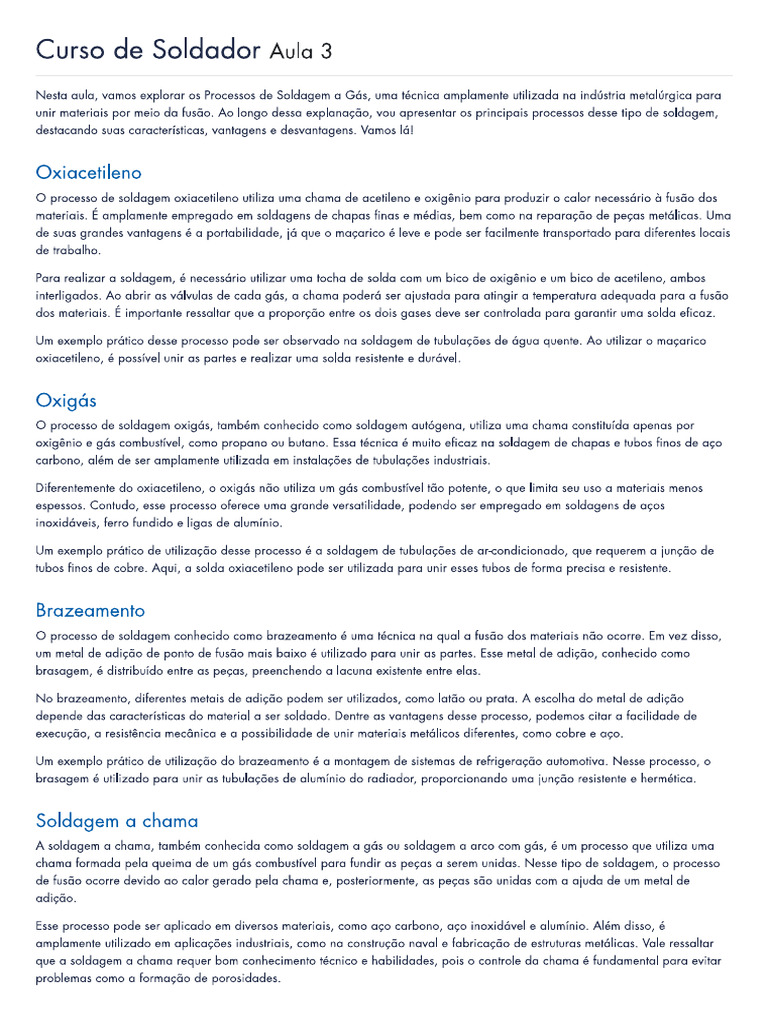 Aula03 Soldagem | PDF