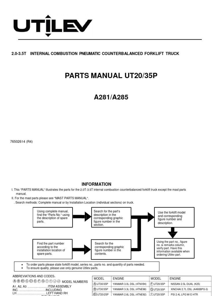 Utilev 20-35P | PDF | Truck | Axle