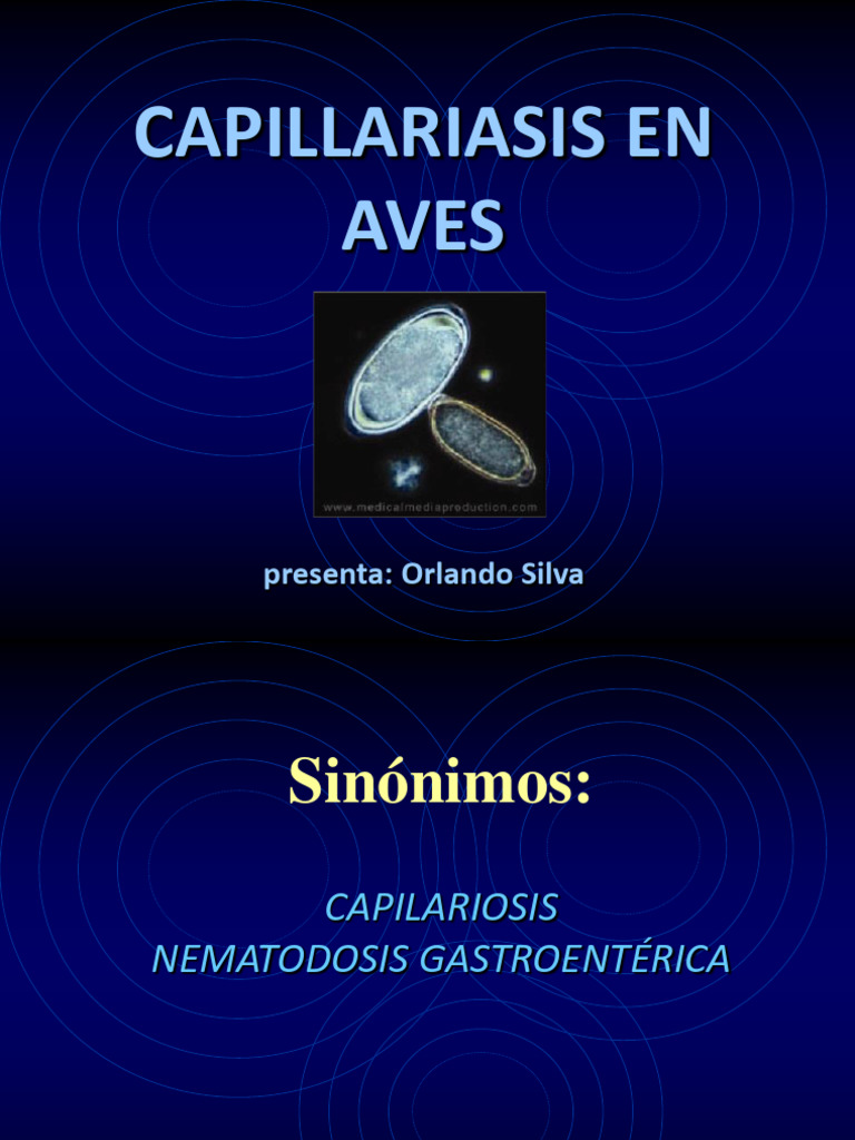 Capillariasis en Aves: Diagnóstico y Tratamiento | PDF | Aves | Membrana mucosa