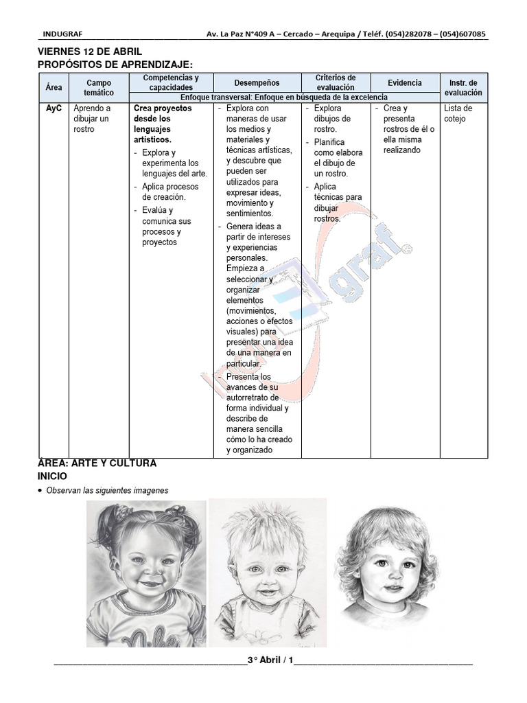 3° Grado - Arte y Cultura - Dia 12 de Abril | PDF | Evaluación | Imagen