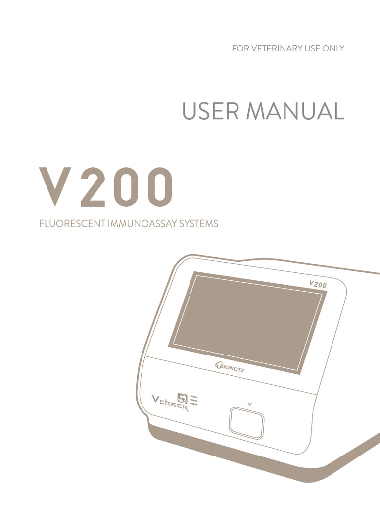 VCHECK VCHEK V200 | PDF
