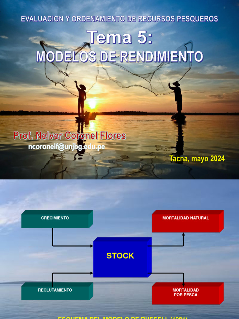 Tema 5. - Modelos de Rendimiento | PDF | Pesquería | Matemáticas Aplicadas