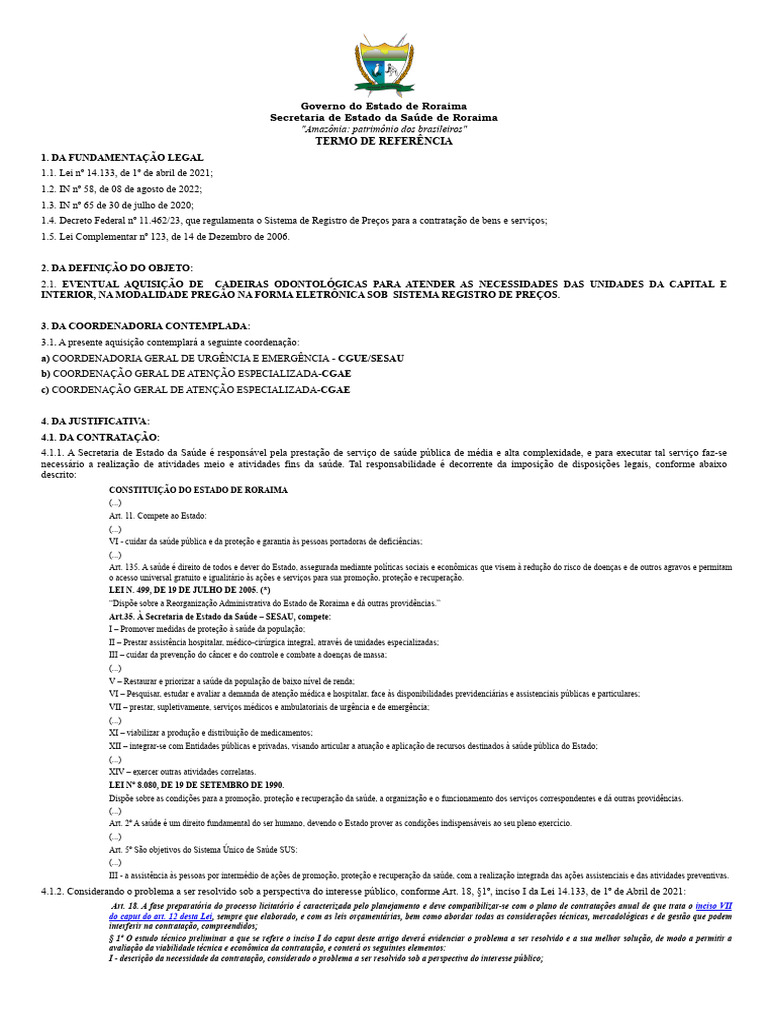 Termo de Referencia de Licitacao-Perp-90004-2024 | PDF | Reciclagem