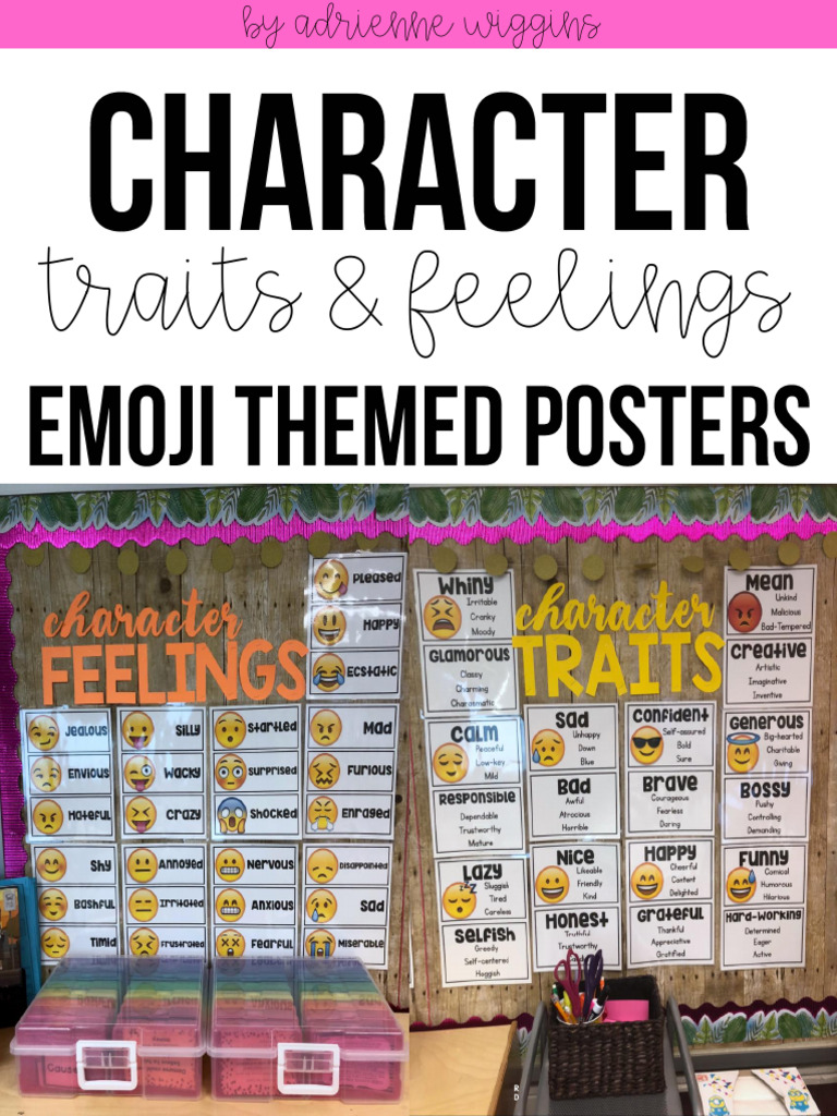 Emoji Character Traits Feelings | PDF