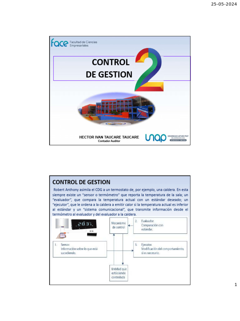 Clase 2 Control de Gestion 2 | Descargar gratis PDF | Lean Manufacturing | Marketing