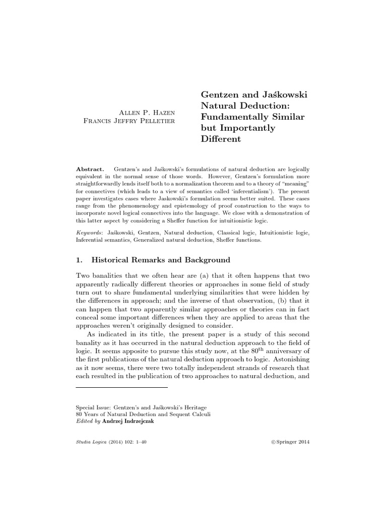 Jasand Gen Studia Logica Published Version | PDF | Modal Logic ...
