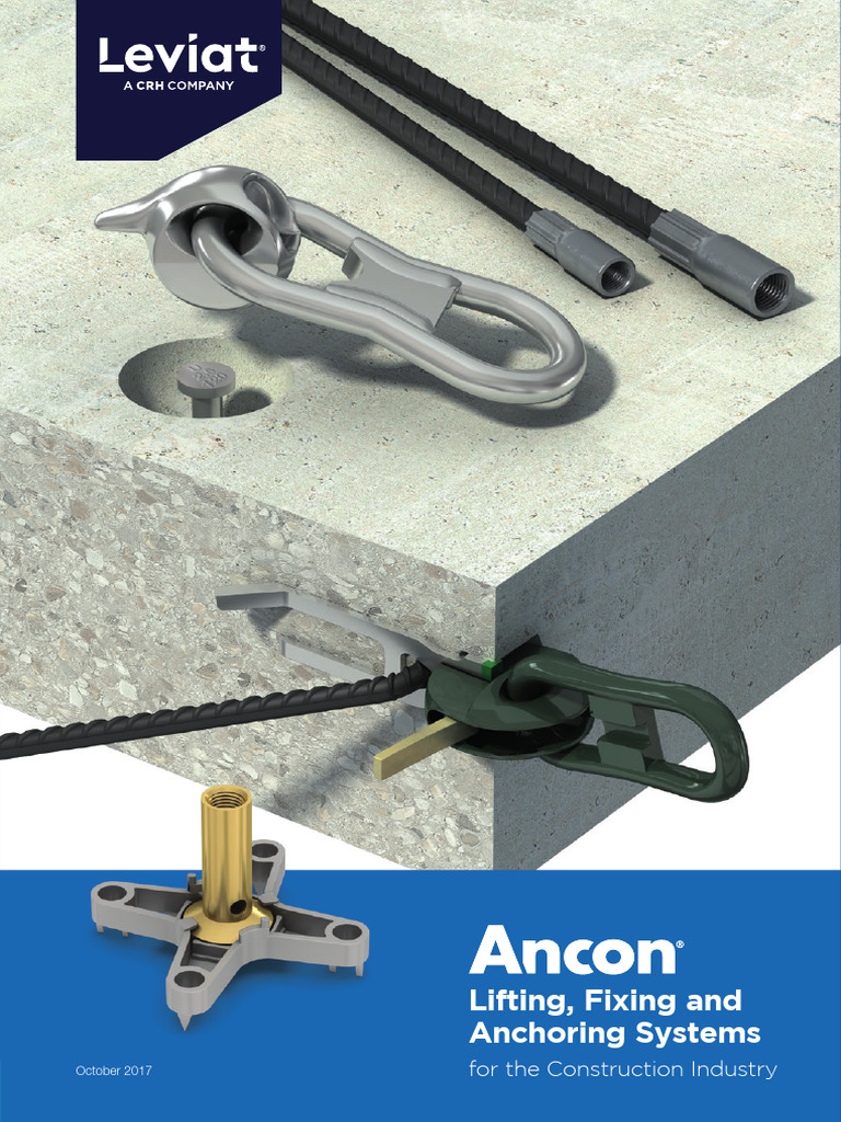 Leviat Ancon Lifting Fixing Anchoring Systems | PDF | Concrete ...