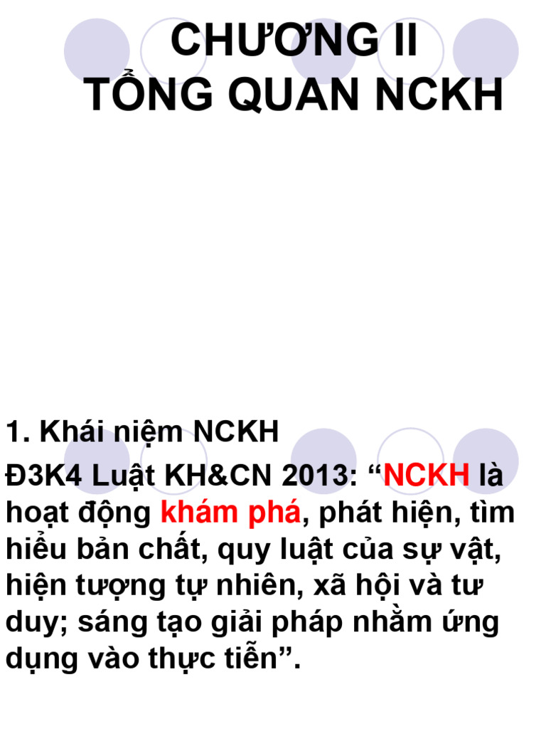 C2-TONG QUAN NCKH | PDF