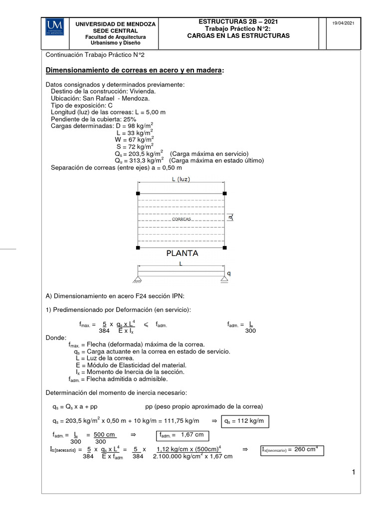 Ejemplo Resolución Continuación Tpn°2 E2b 2023 Pdf Física Aplicada