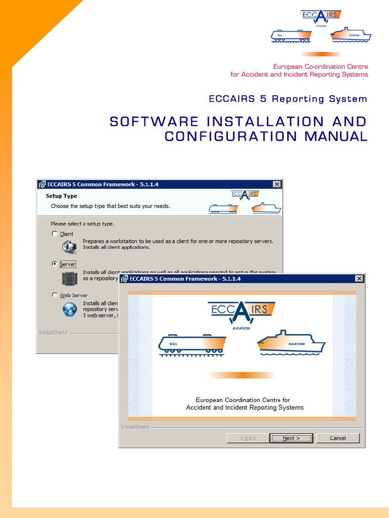 ECCAIRS 5 Reporting System Software Installation and Configuration ...