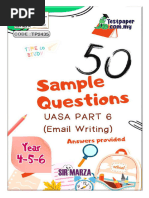 Uasa English Writing Part 6 and 7 | PDF