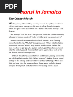 Anansi and The Golden Pot | PDF | Anansi