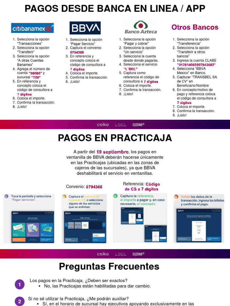 Cómo pagar en Practicaja BBVA | PDF | Bancario