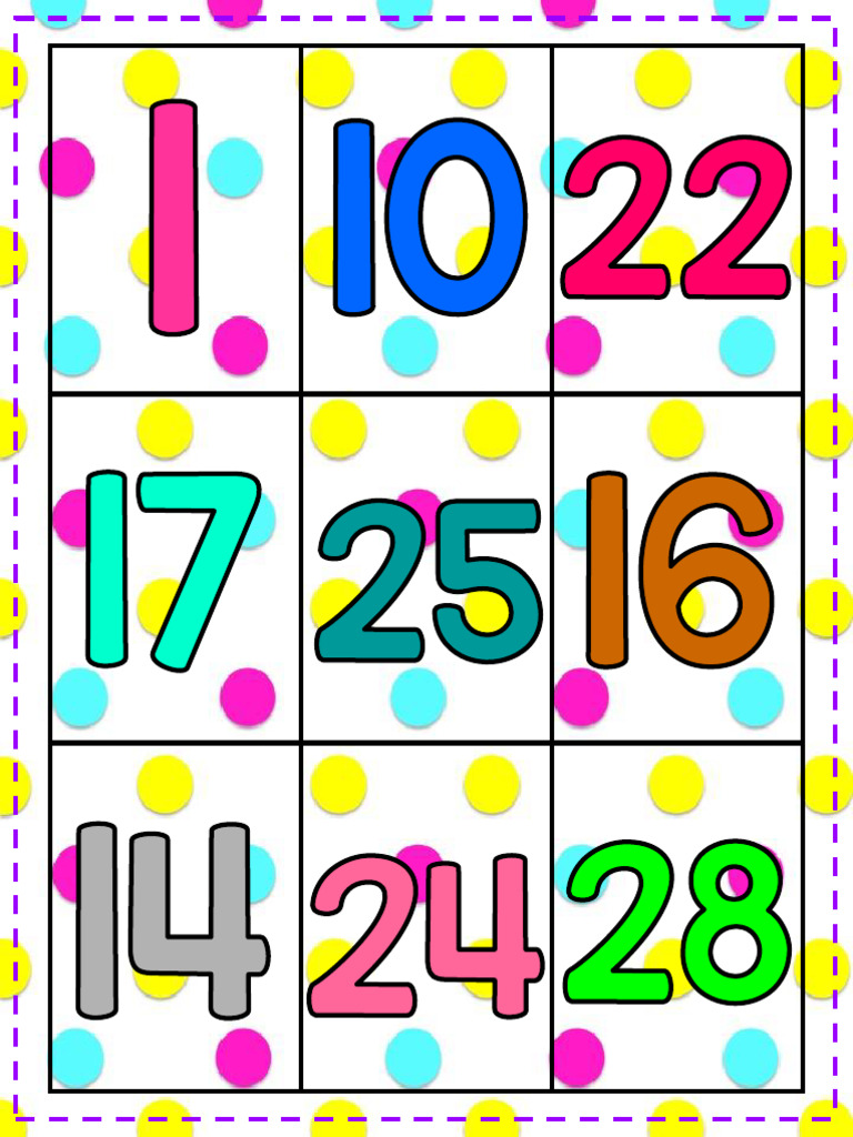 Lotería 1 Al 30 | PDF