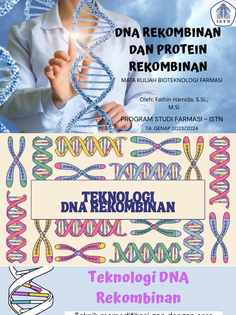 Dna Rekombinan Dan Protein Rekombinan | PDF