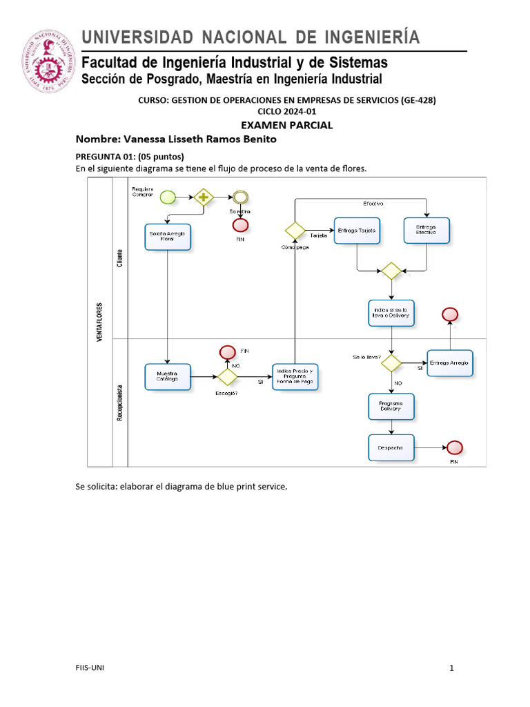 EX PARCIAL GE428 2024 01 Vanessa Ramos Benito | PDF | Entrega (Comercio) | Business