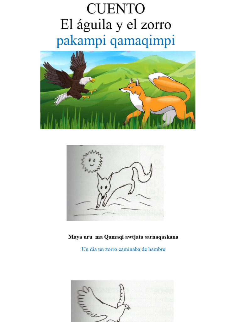 Cuento El Águila y El Zorro | PDF