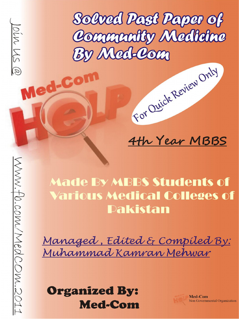 CMED Past Papers | PDF